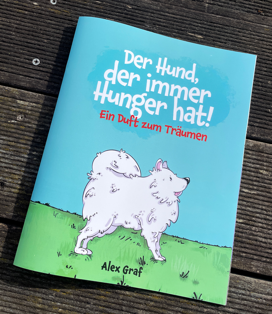 Alex Graf - Illustrator aus Bonn — Kinderbuch Hund der immer Hunger hat ...